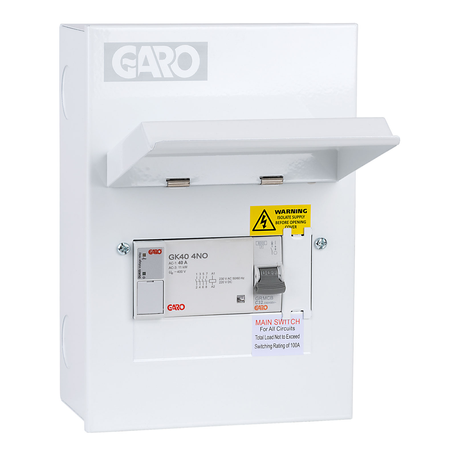 Garo G6EVPME132 MCB and PME Fault Det Connection Unit (6 way) 32A ...