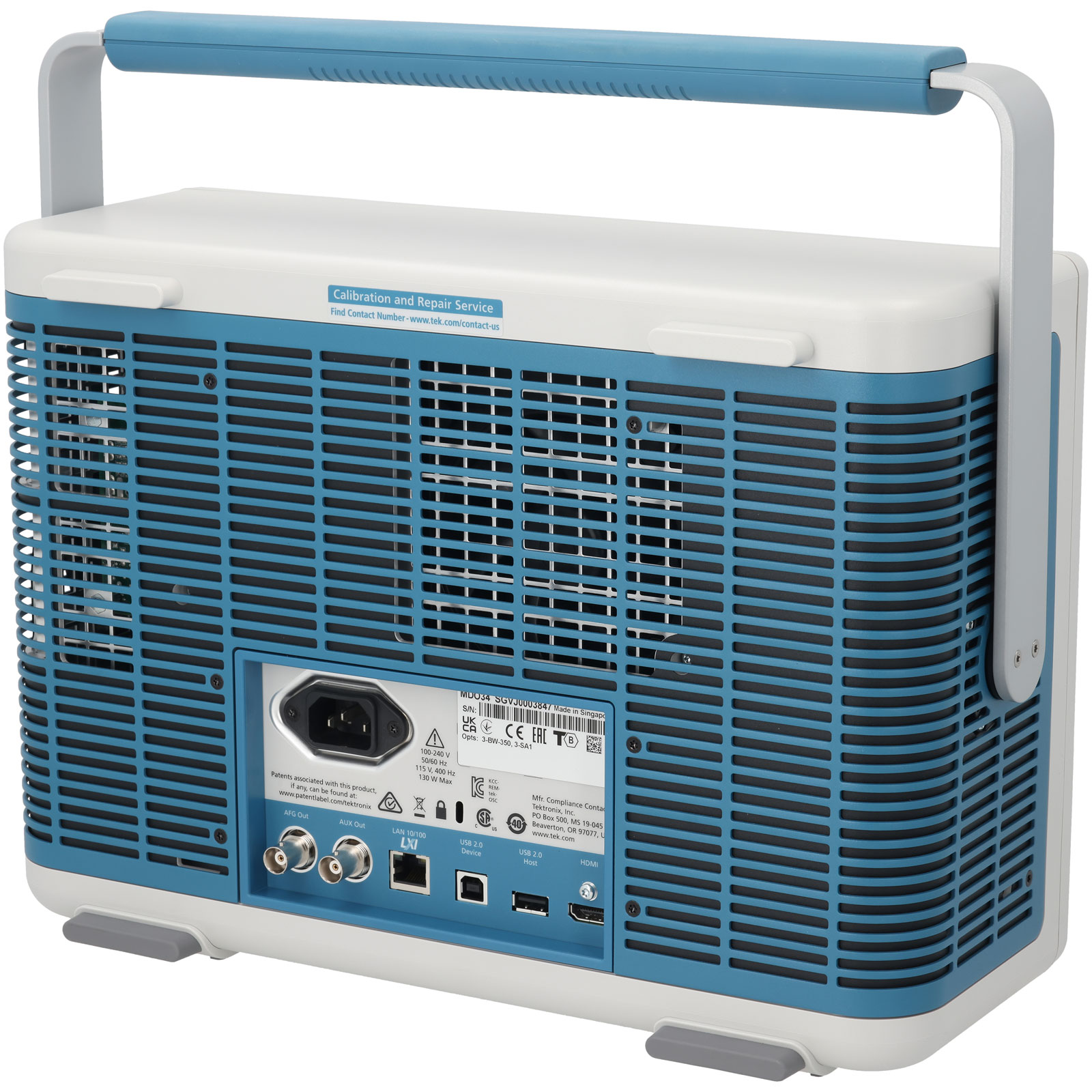 Tektronix MDO34 3-BW-350 Mixed Domain Oscilloscope 4x 350MHz Channels | Rapid Online