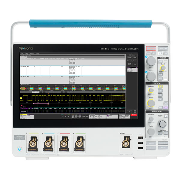Tektronix MSO44 4-BW-500 Mixed Signal Oscilloscope 4 Flex Channels 500MHz | Rapid Electronics