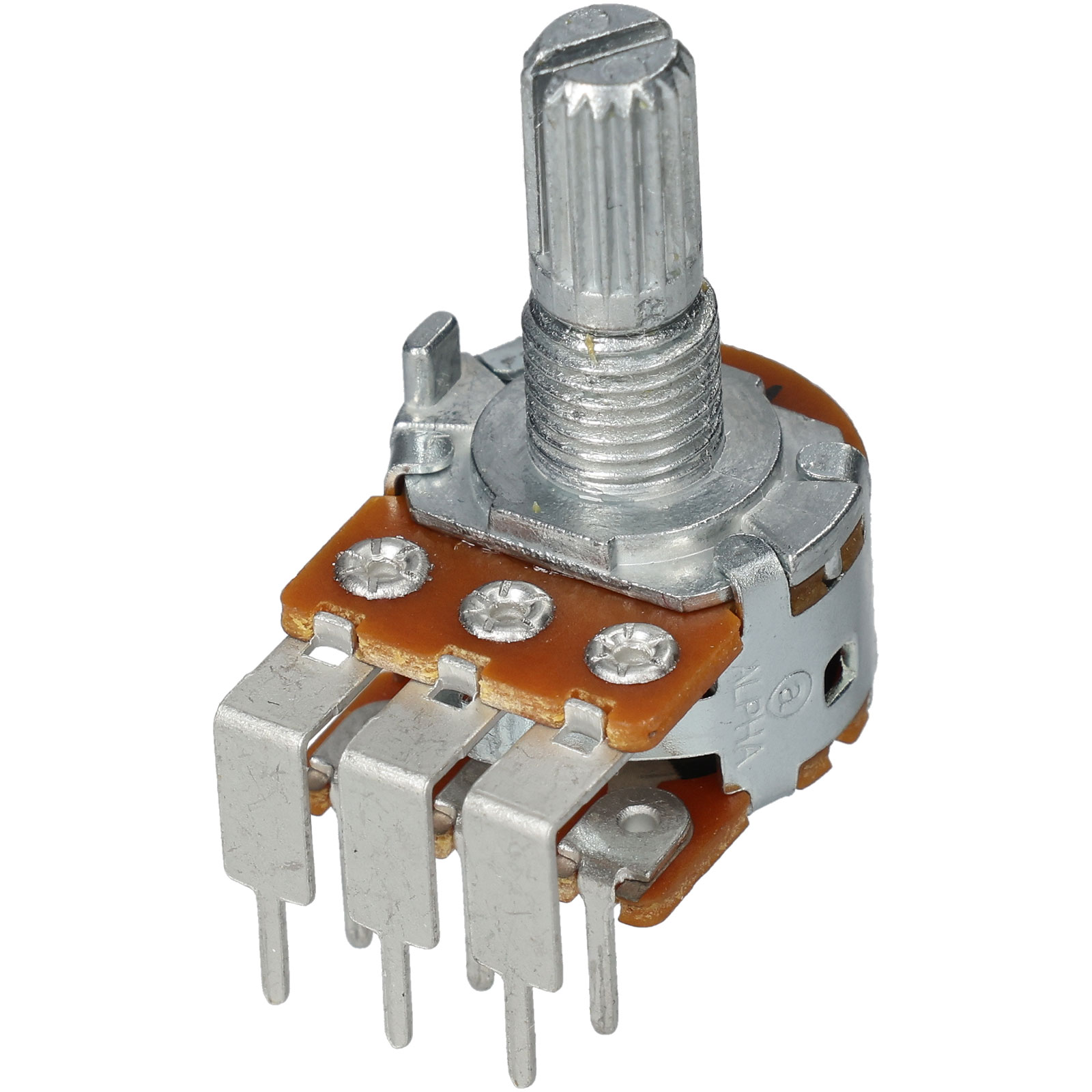 Taiwan Alpha RV16A01F-41-17K-B1M-3 1M LIN Dual 16mm Metal PC mount ...