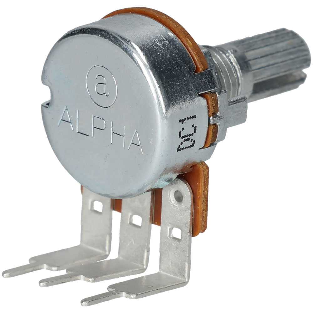 Taiwan Alpha RV16AF-41-17K-C20K-3 20K Rev-Log 16mm Metal PC mount ...