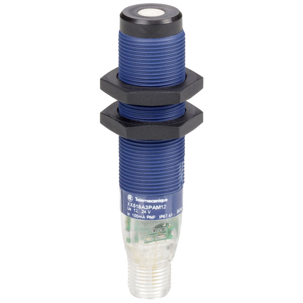 Telemecanique XX518A3PAM12 Sn 0.5m NO M18 Cylindrical Ultrasonic Sensor ...