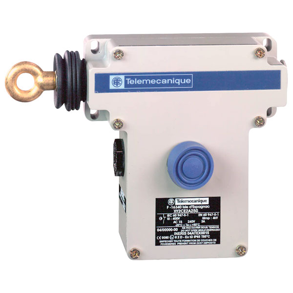Telemecanique XY2CE2A250 NC+NO LH Side Emergency Stop Rope Pull Switch ...