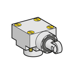 Telemecanique ZCKE65 Vertical Metal Side Roller Plunger Limit Switch ...