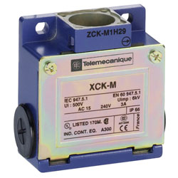 Telemecanique ZCKM1H29 NC+NO Snap M20 Limit Switch Body | Rapid Online