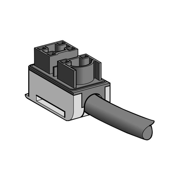 Telemecanique ZCMC25L2 2 Pole 2M PVR Pre-Cabled Connection For ZCMD25 ...
