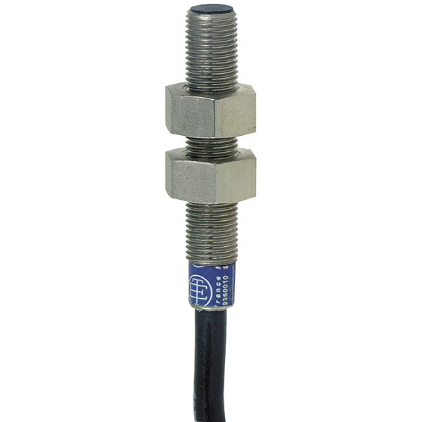Telemecanique XS1N05PA310 1mm M5 2M Cable Brass Inductive Proximity Sensor | Rapid Electronics