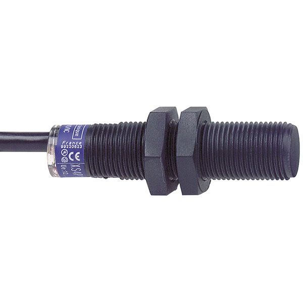 Telemecanique XS4P12MA230 4mm M12 2M Cable PPS Inductive Proximity ...