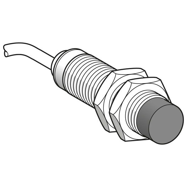 Telemecanique XS4P18AB110 8mm M18 2M Cable PBT Inductive Proximity ...