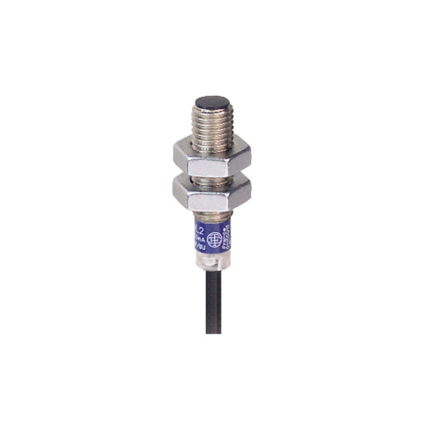Telemecanique XS608B1PAL2 2.5mm M8 2M Cable SS Inductive Proximity Sensor | Rapid Electronics