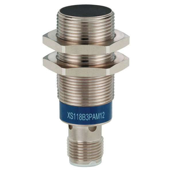 Telemecanique XS618B1PAM12 8mm M18 Connector Brass Inductive Proximity Sensor | Rapid Online