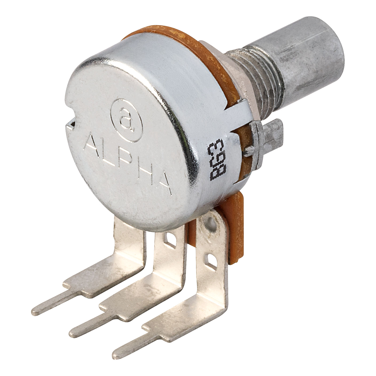 Taiwan Alpha RV16AF-41 10K Log 16mm Metal Case PC mount Potentiometer ...