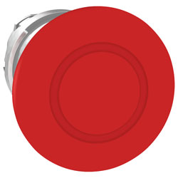 Schneider ZB4BT84 Red E-Stop Latching Push/Pull Switch Head | Rapid Online