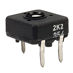 Iskra PNZ10Z 2K2 ±20% Horizontal Preset Potentiometer | Rapid Electronics