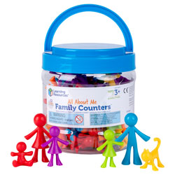 Learning Resources All About Me Family Counters | Rapid Online