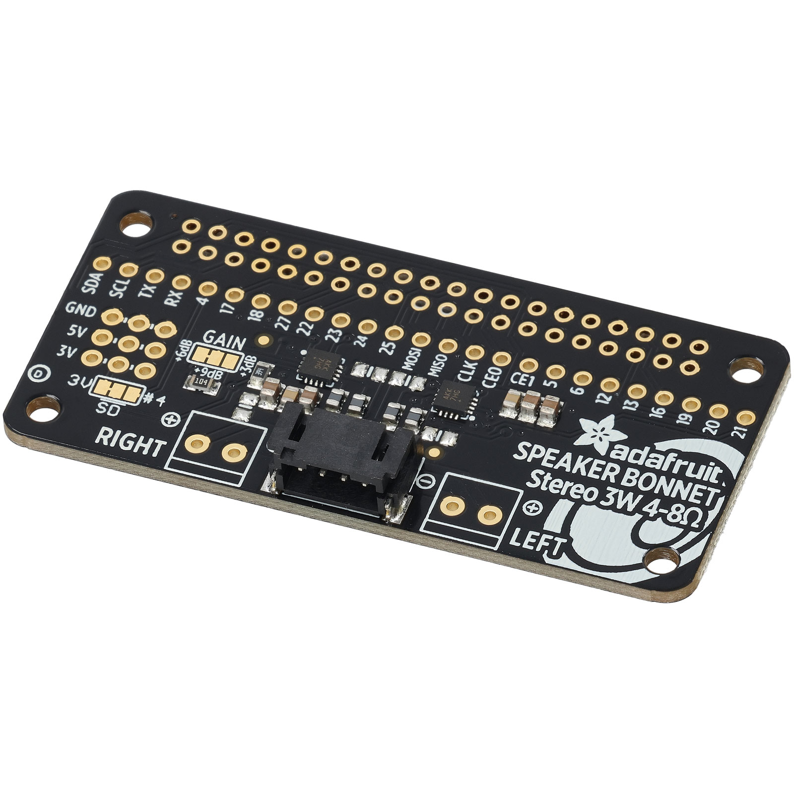 Adafruit Ada3346 Speaker Bonnet For Raspberry Pi Rapid Online