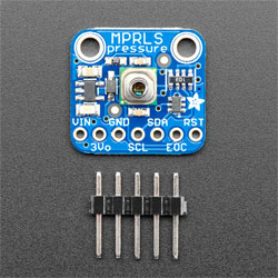 Adafruit ADA3965 Adafruit MPRLS Ported Pressure Sensor Breakout - 0 to 25 PSI | Rapid Online