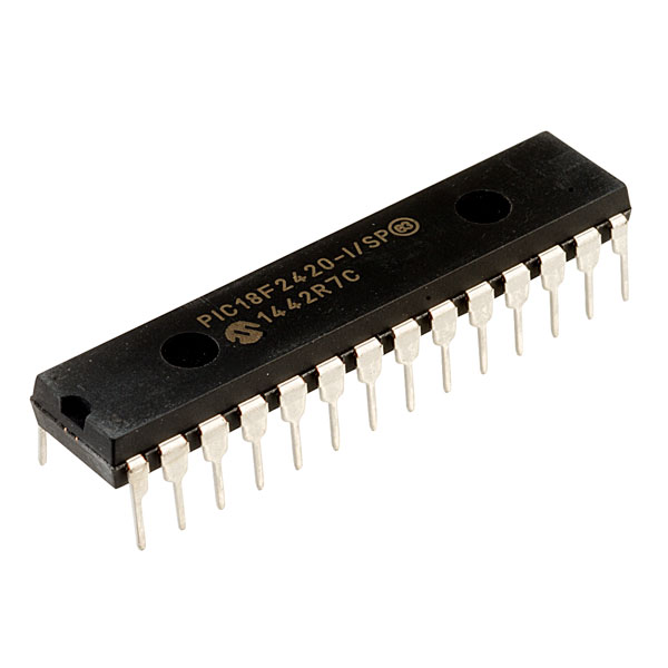 Microchip PIC18F2420-I/SP 8-bit Microcontroller 40MHz DIL-28 | Rapid Electronics