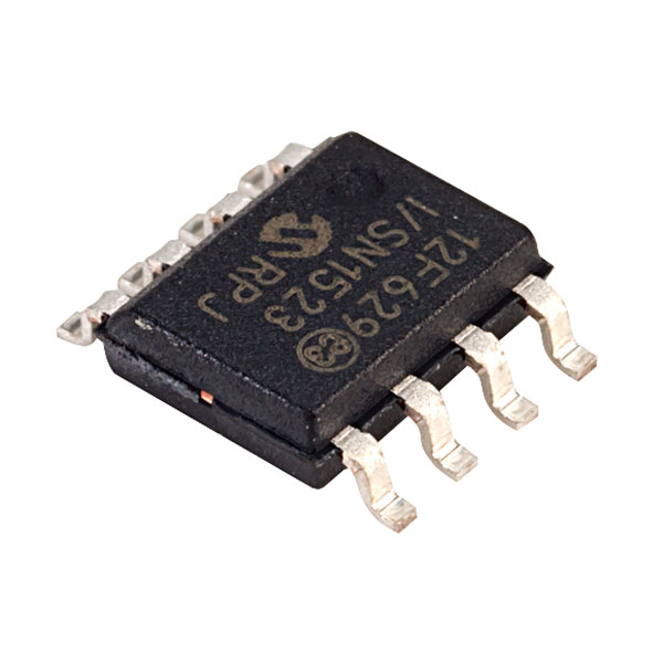 Microchip PIC12F629-I/SN Microcontroller SMD 8-bit SOIC8 | Rapid Electronics