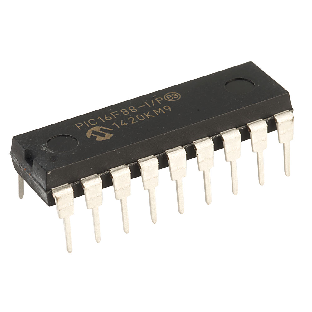 Microchip PIC16F88-I/P Microcontroller 8-bit DIP18 | Rapid Electronics