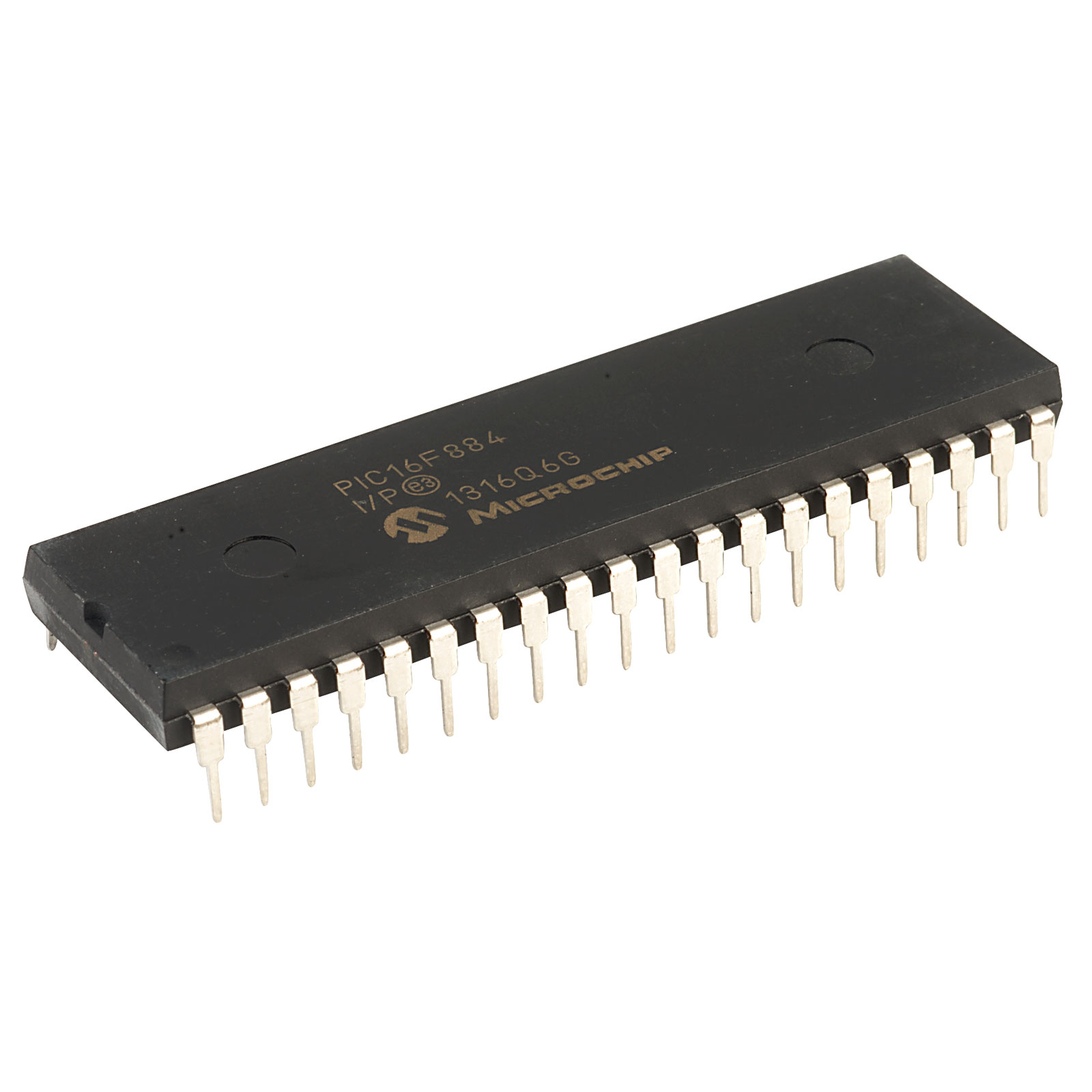 Microchip PIC16F884-I/P Microcontroller 8-bit DIP40 | Rapid Electronics