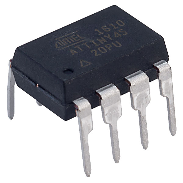 Atmel ATTINY45-20PU 8bit Microcontroller 4K Flash DIL8 | Rapid Electronics
