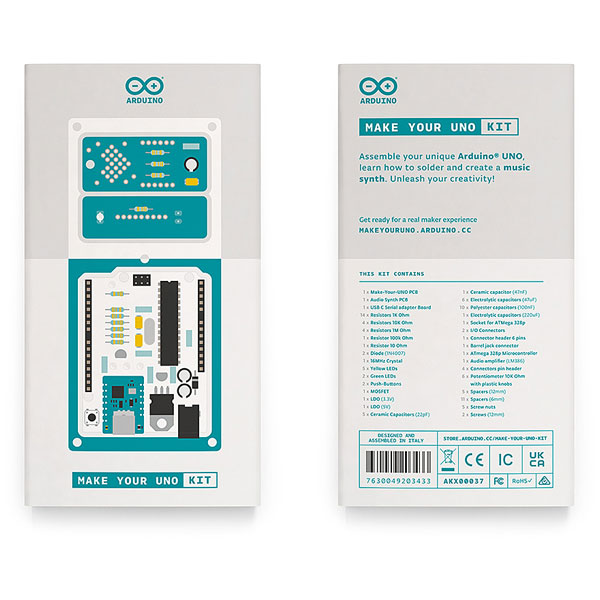 Arduino AKX00037 Arduino Make Your UNO Kit | Rapid Online Arduino AKX00037 Arduino Make Your UNO Kit | Rapid Online