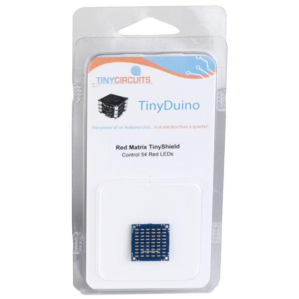 Tinycircuits Asd2413 R Lr Miniature Arduino Compatible Matrix Leds Red Shield Rapid Electronics