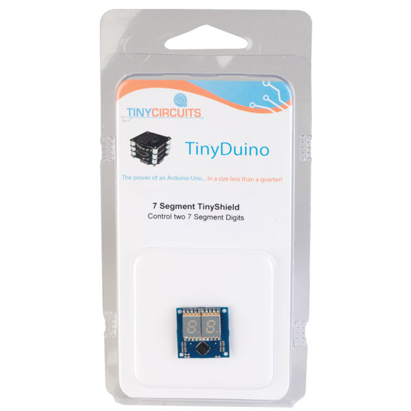 Tinycircuits Asd2421 R Arduino Compatible 7 Segment Leds Red Shield