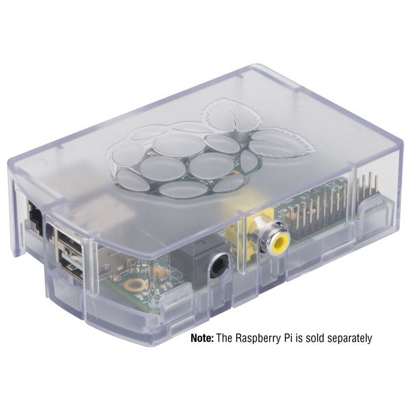 Raspberry Pi Model B Clear Case | Rapid Online