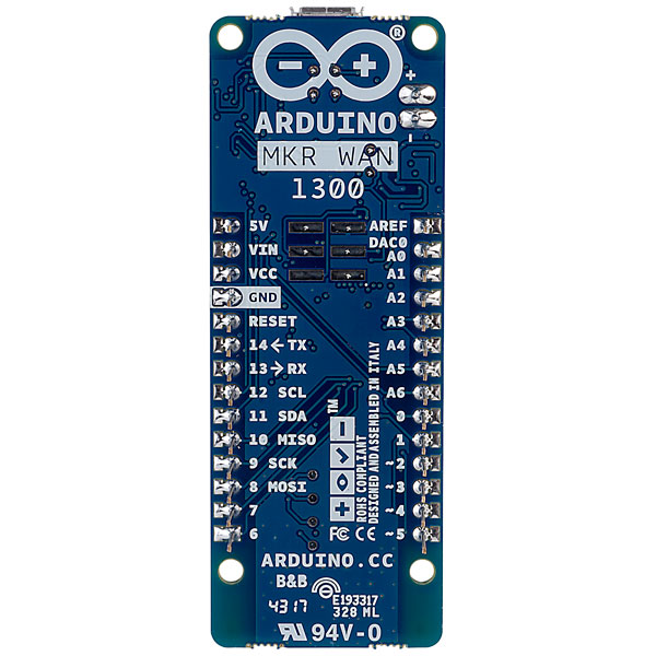 Arduino Abx00017 Mkr Wan 1300 Lora Connectivity 33v Iot Rapid Online 3683