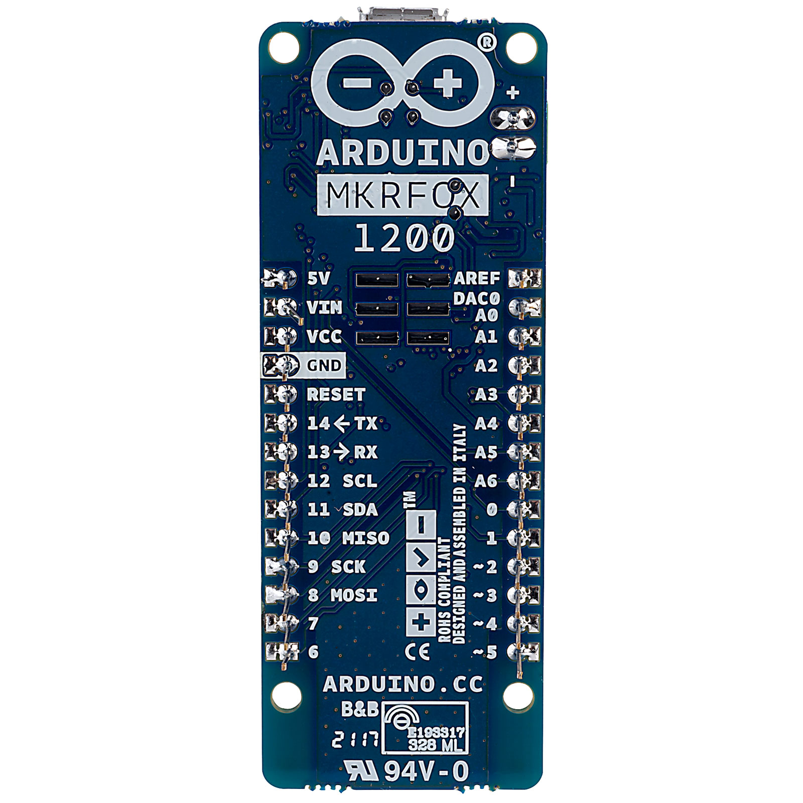 Arduino Abx00014 Mkr Fox 1200 Sigfox Connectivity 3 3v Iot Rapid Online