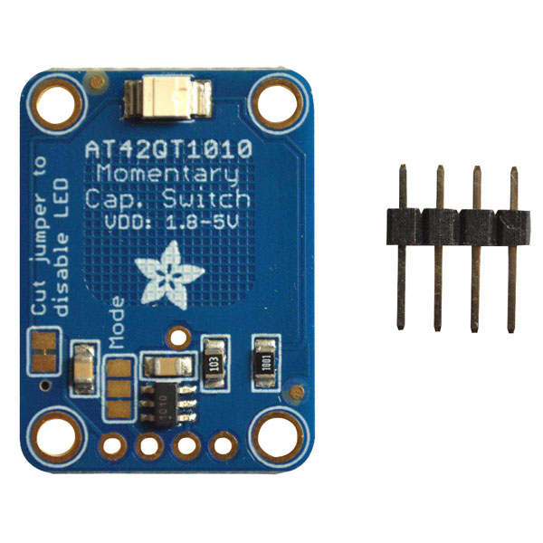 Adafruit 1374 Standalone Momentary Capacitive Touch Sensor Breakout ...