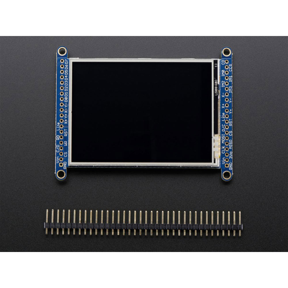Adafruit 1770 2.8" TFT LCD Display with Touchscreen Breakout & MicroSD ...