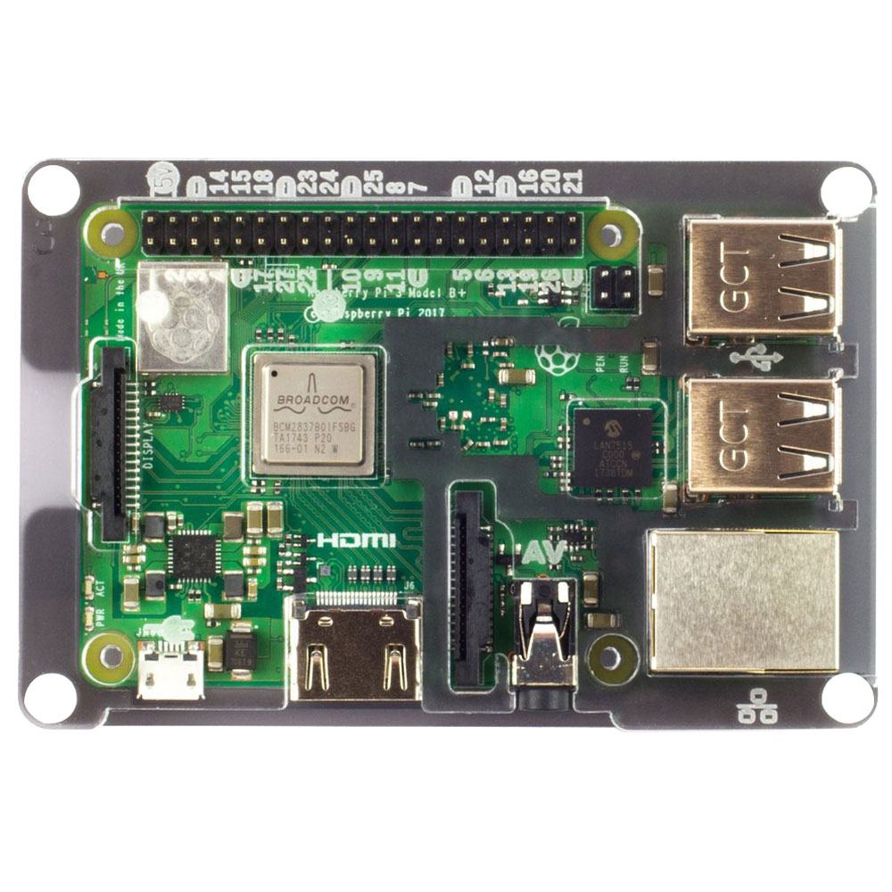 Pimoroni PIM341 Pibow 3 Coupé Red Case for Raspberry Pi (Pi 2, 3, & 3B ...