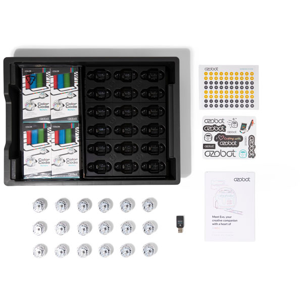 Ozobot 051810-01-03 Ozobot Evo Classroom Kit 18-pack | Rapid Electronics