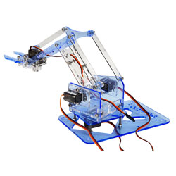 MeArm Maker Robotic Arm Kit Nuka Cola Blue | Rapid Online
