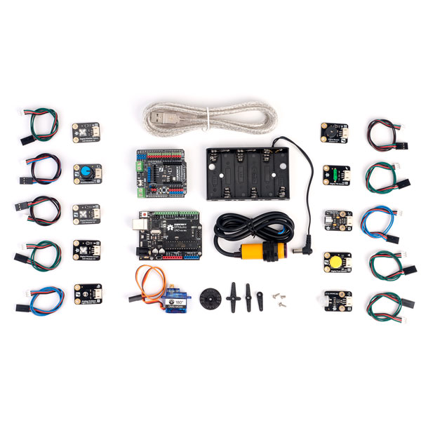 Dfrobot Kit0111 Gravity Starter Kit For Arduino Rapid Online