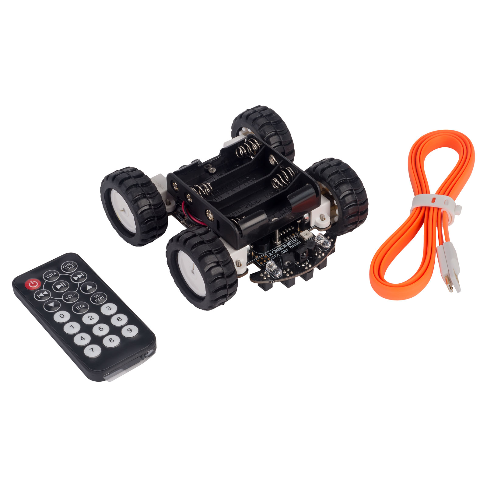 Dfrobot Rob0050 4wd Miniq Arduino Robot V20 Rapid Electronics 0926