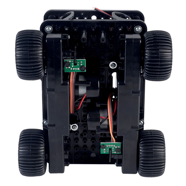 4tronix Initio 4WD Robot Platform Inc Motors, Gearboxes, and Encoders | Rapid Online