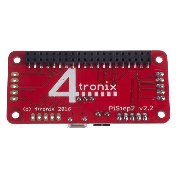 4tronix Pistep2 Dual Stepper Motor Controller For Raspberry Pi Rapid Online