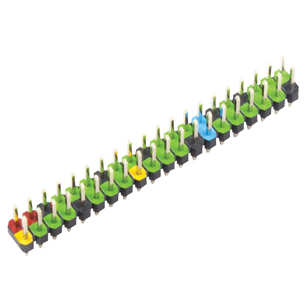 Colour Coded 40 Pin Header | Rapid Electronics