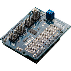 Adafruit 1411 Servo / PWM Shield 16 Channel 12-bit I2C Interface for Arduino | Rapid Electronics