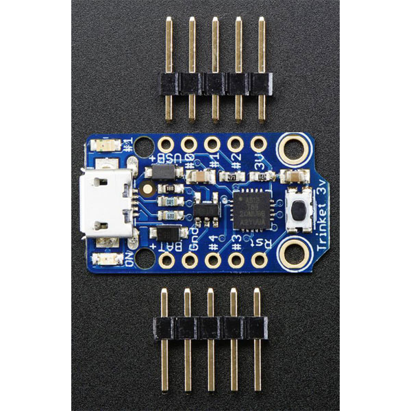 Adafruit 1500 Trinket 3v3 Attiny85 Arduino Compatible Rapid Online