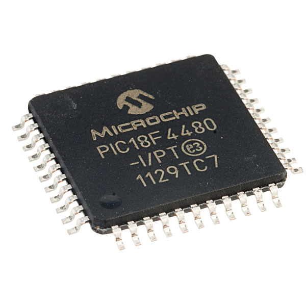 Microchip PIC18F4480-I/PT 8-bit Microcontroller 40MHz TQFP44 | Rapid Electronics