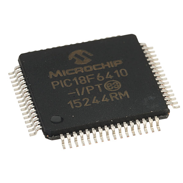 Microchip PIC18F6410-I/PT 8-bit Microcontroller 40MHz TQFP64 | Rapid Electronics