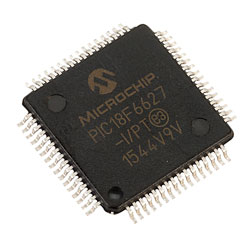 Microchip PIC18F6627-I/PT 8-bit Microcontroller 40MHz TQFP64 | Rapid Online