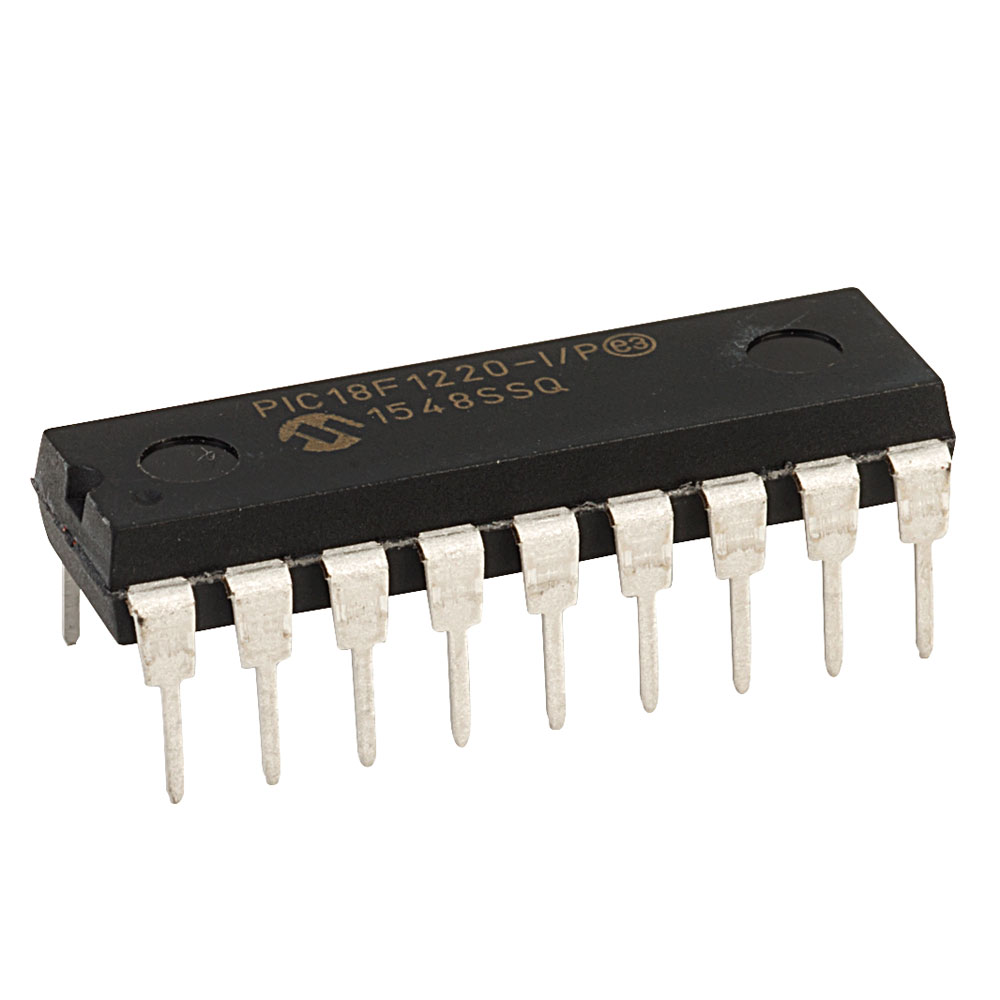 Microchip Pic18f1220 Ip 8 Bit Microcontroller 40m Rapid Electronics