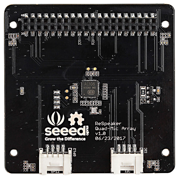 Seeed 103030216 Respeaker 4 Mic Array For Raspberry Pi Voice Assistant Rapid Online