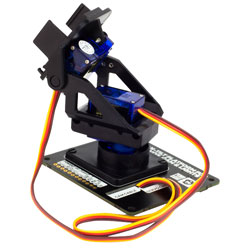 Pimoroni PIM183 Raspberry Pi Pan & Tilt HAT | Rapid Online